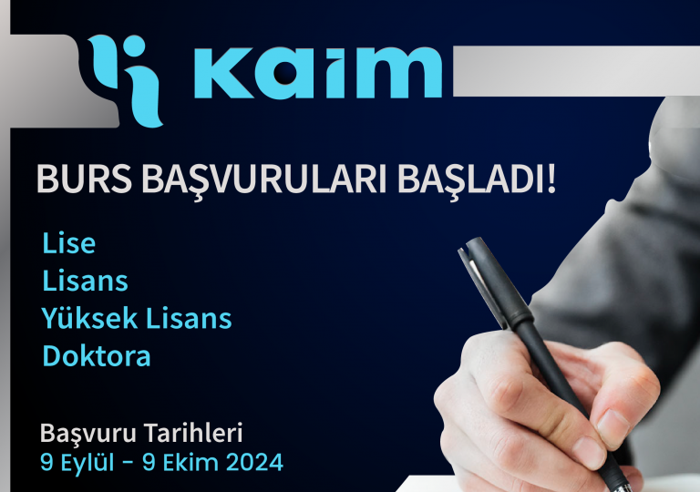 Kaim | KAİM VAKFI 2024 / 2025 BURS BAŞVURULARI BAŞLADI